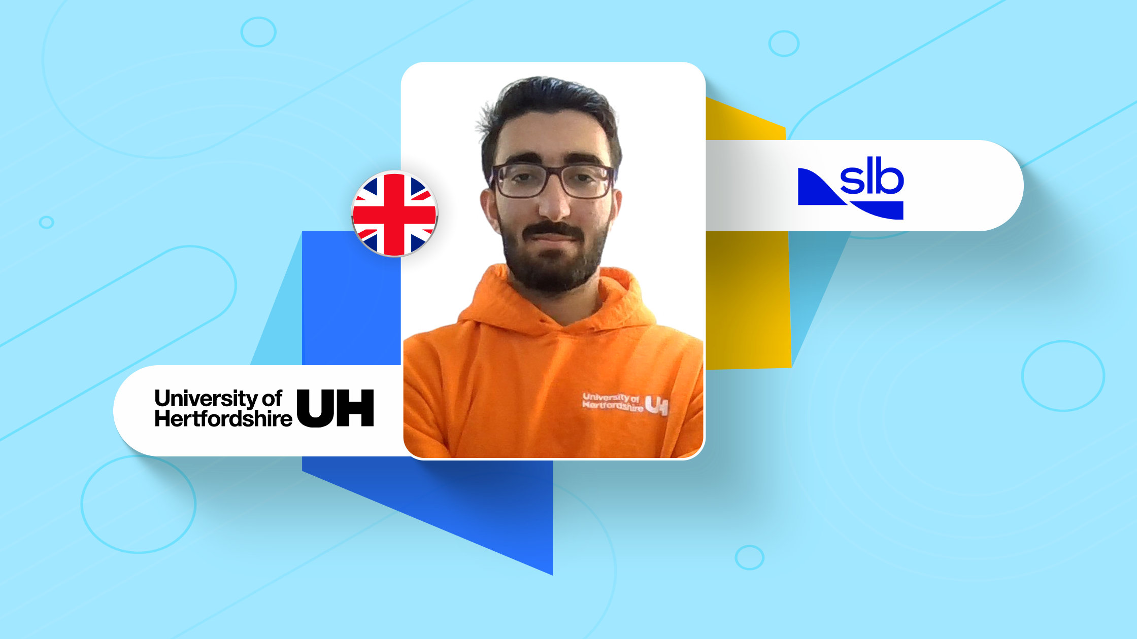 How did Omar land a placement role at SLB?